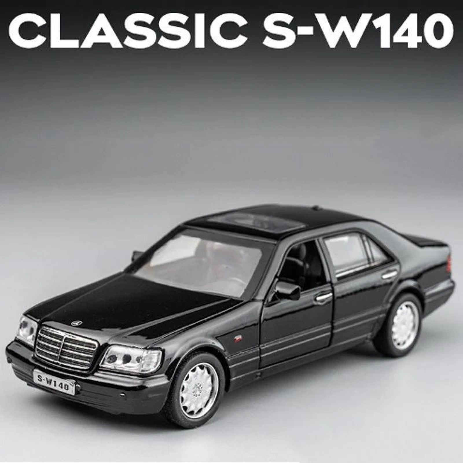 1/32 Mercedes-Benz S-W140 Classic Toy Car Model Diecast Alloy Miniature ...