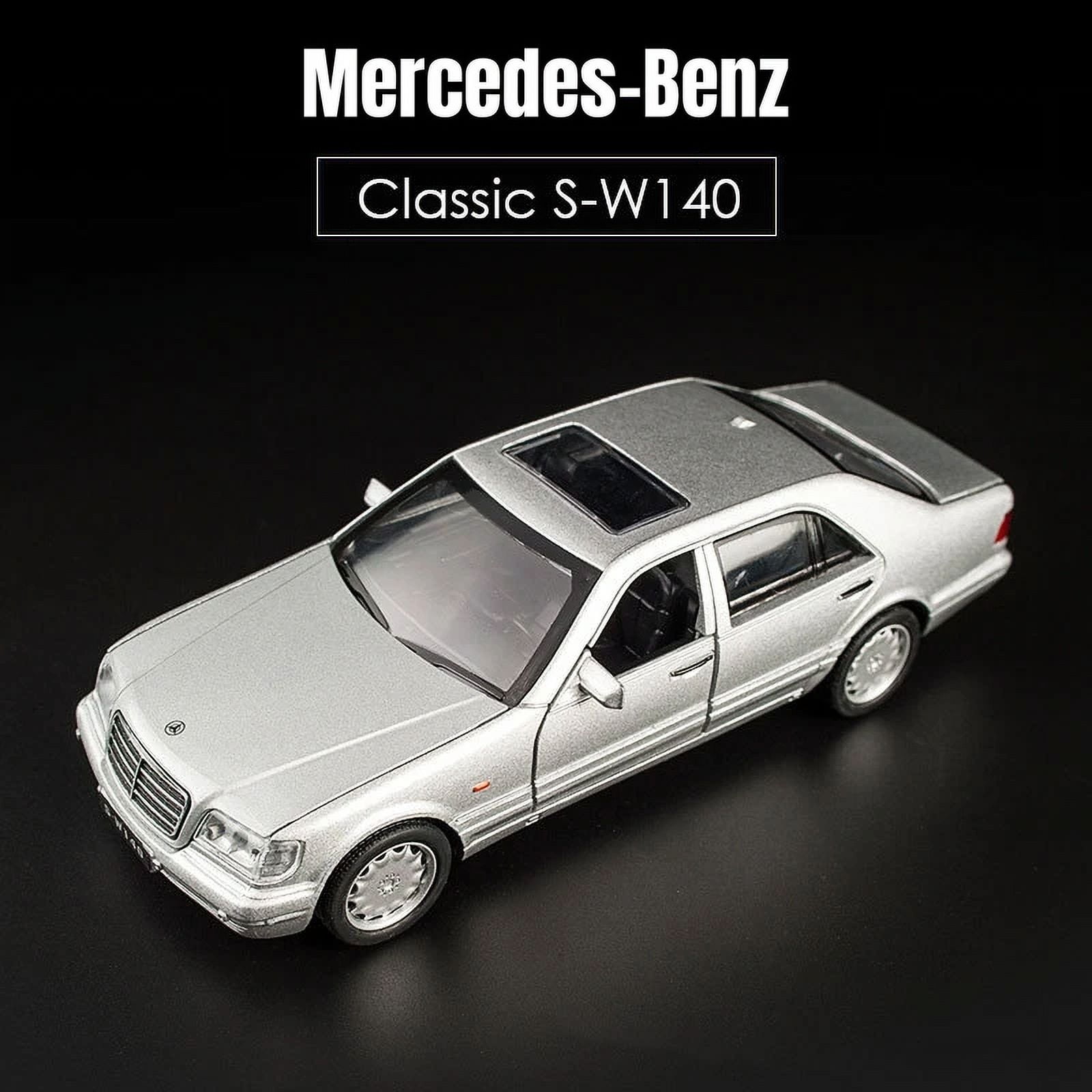 1/32 Mercedes-Benz S-W140 Classic Toy Car Model Diecast Alloy Miniature ...