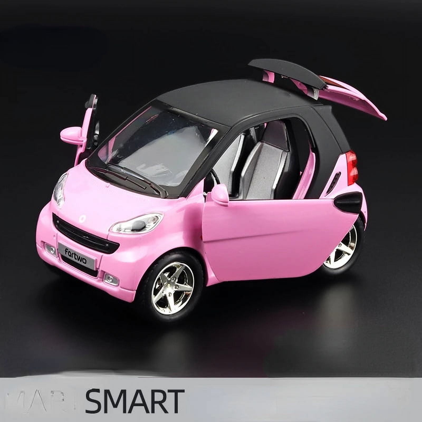 1:32 Mercedes-Benz SMART Miniatures Alloy Diecast Model Car Model Sound Light Toys For Kids Cute ...