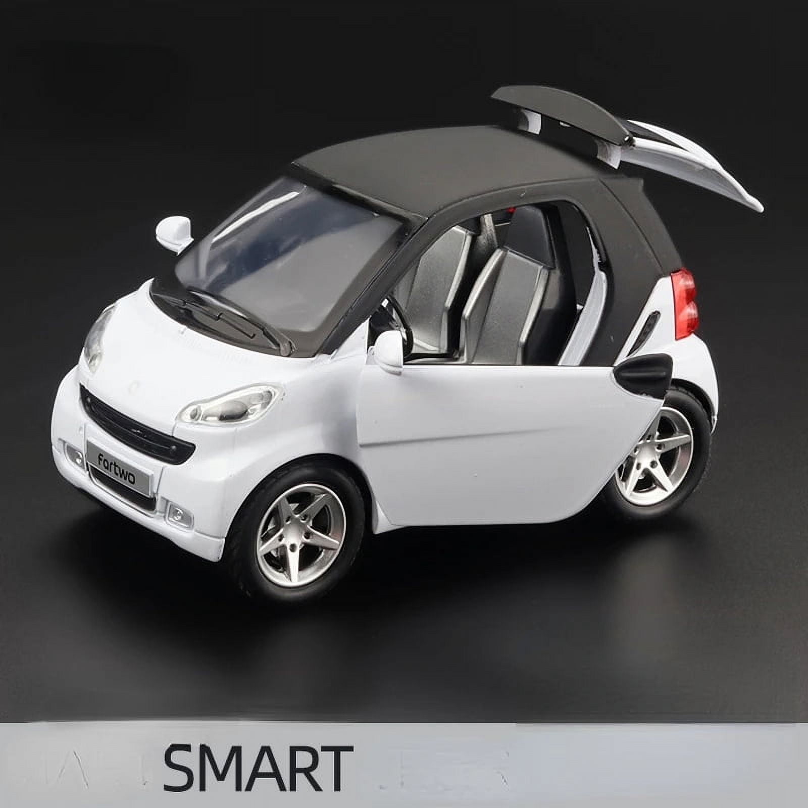 1:32 Mercedes-Benz SMART Miniatures Alloy Diecast Model Car Model Sound Light Toys For Kids Cute ...