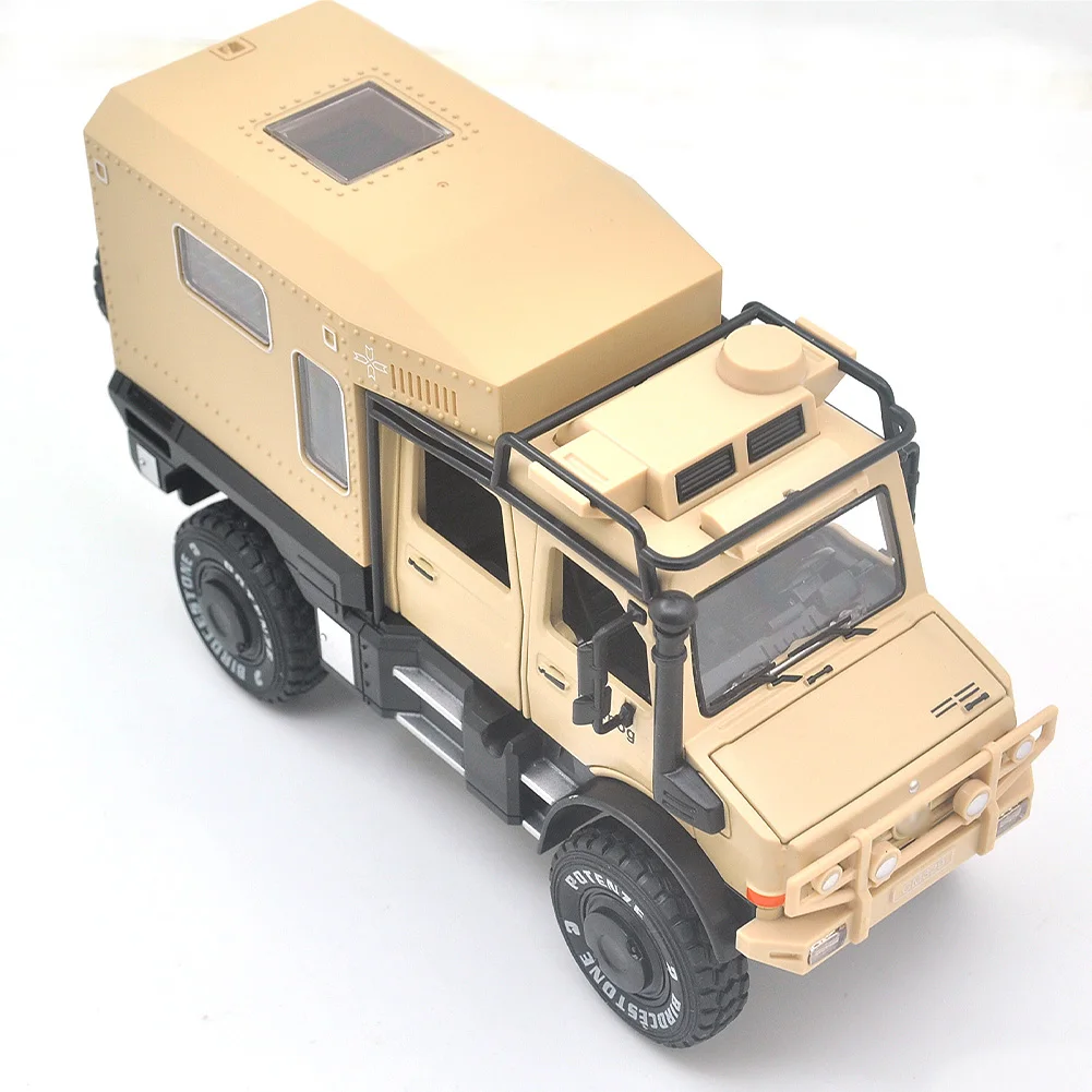 1: 32 Mercedes Benz Unimog Die Cast Metal Alloy Model Car Sound and ...