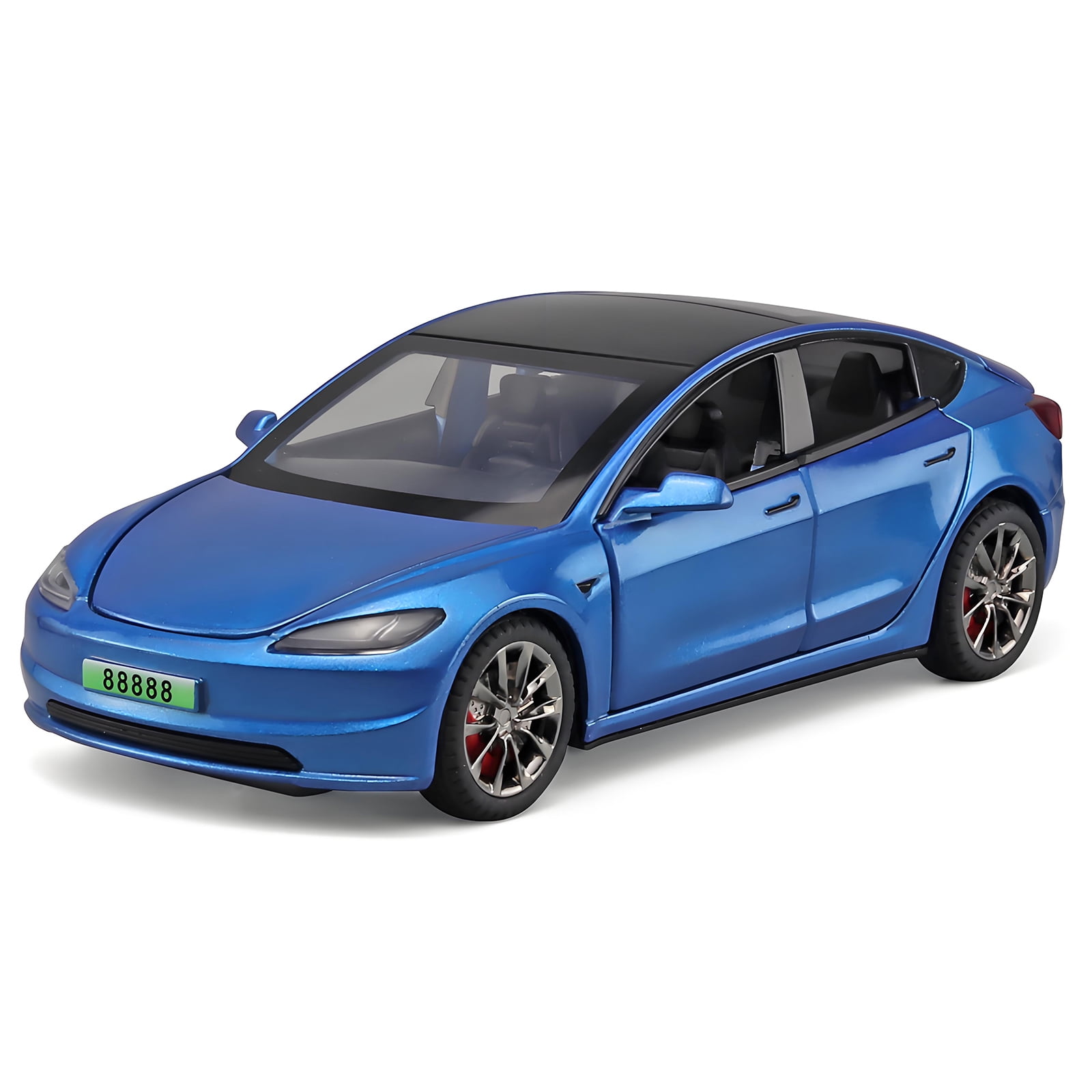1:32 Model 3 Model X Alloy Diecast Metal Model Car Sound & Light Mini ...