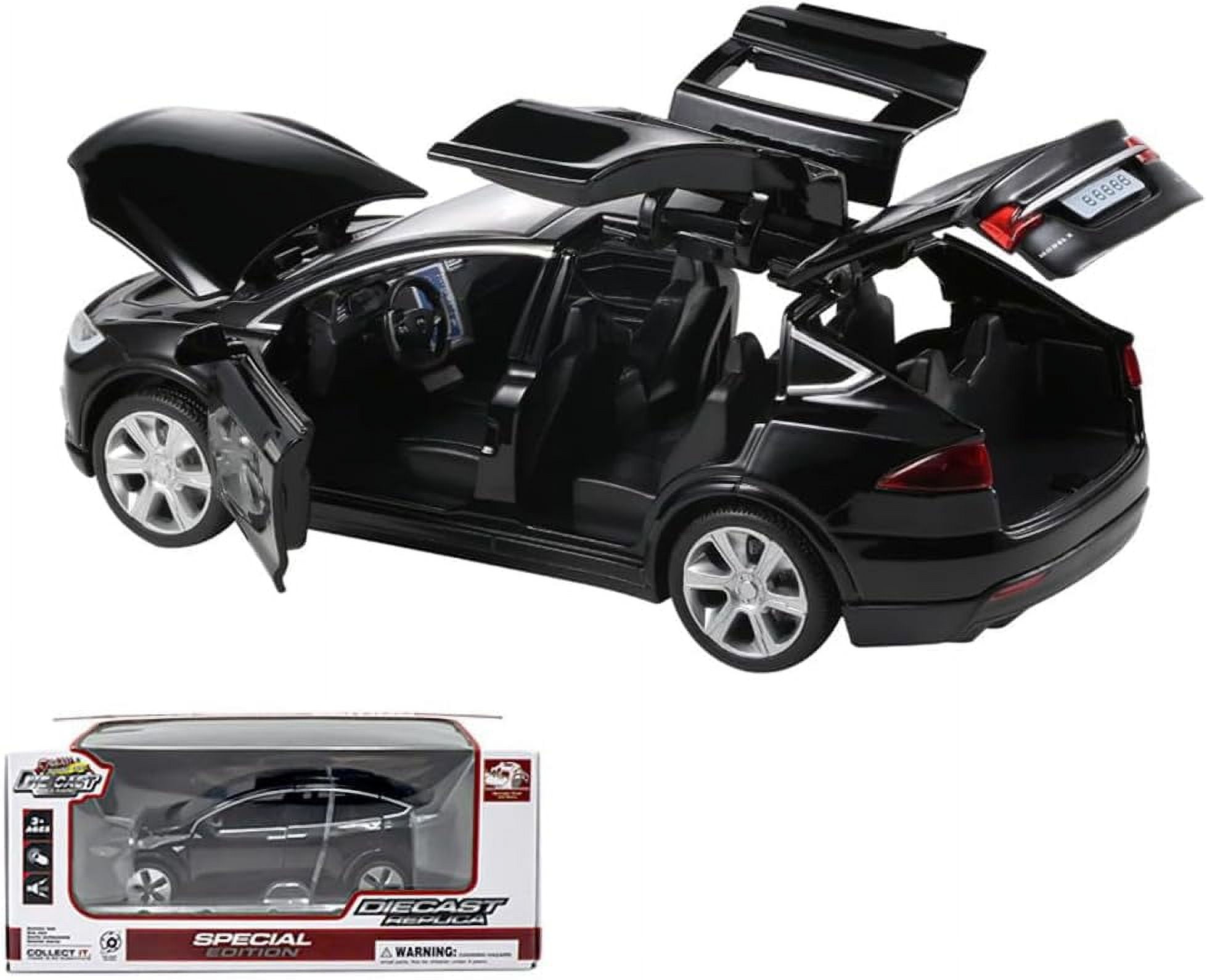 1:32 Model X Alloy Diecast Pull Back Toy Car with Open Doors, Lights ...