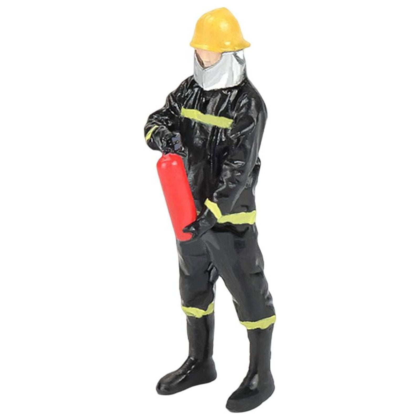 1/32 Models People Figures Fireman Figures for DIY Scene Micro ...