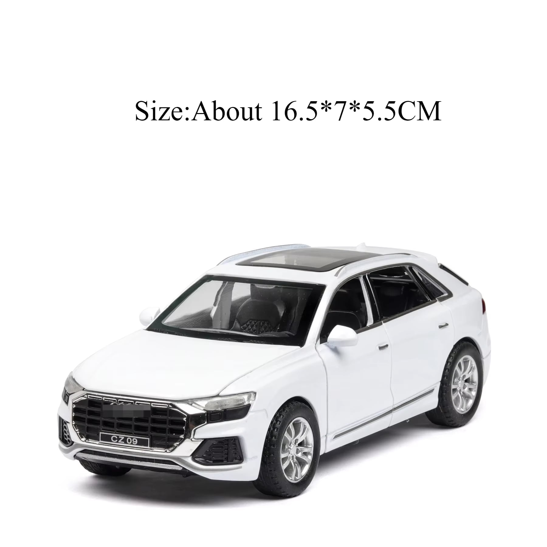 1:32 Q8 RS7 Car Metal Model Diecast Alloy Toy 6 Doors Opened with Sound ...