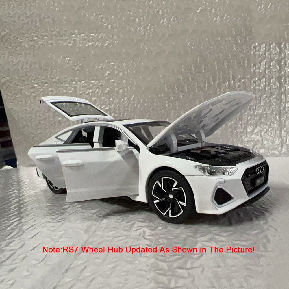 1:32 Q8 RS7 Car Metal Model Diecast Alloy Toy 6 Doors Opened with Sound ...