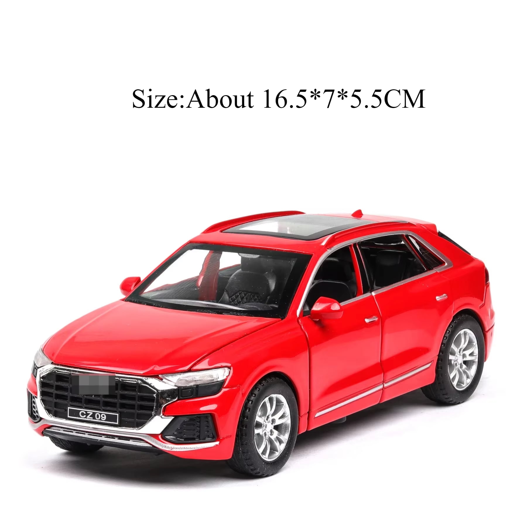 1:32 Q8 RS7 Car Metal Model Diecast Alloy Toy 6 Doors Opened with Sound ...