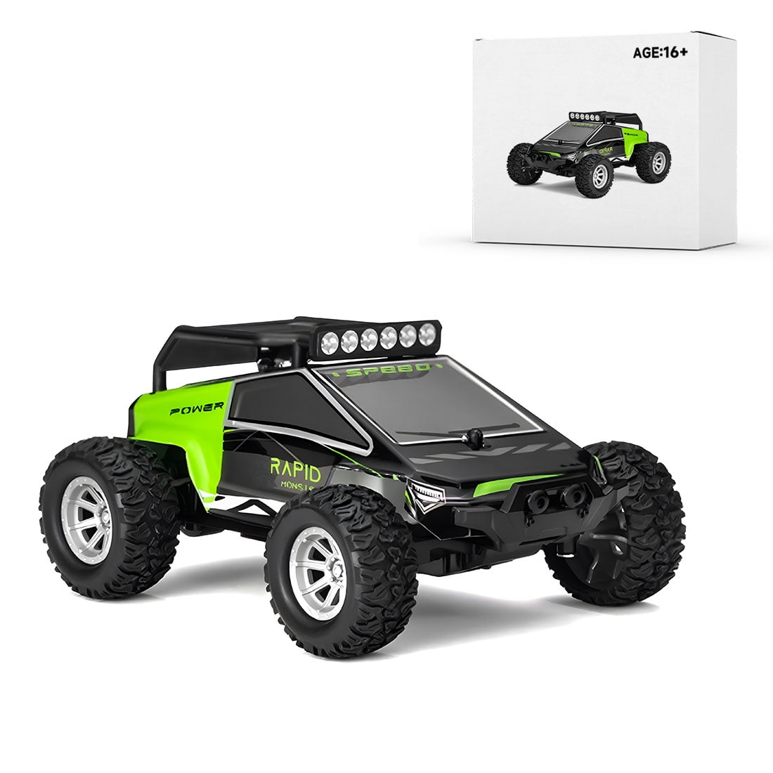 1/32 RC Mini Drift Off-Road Car, 2.4G 4WD Vehicle with Suspension ...