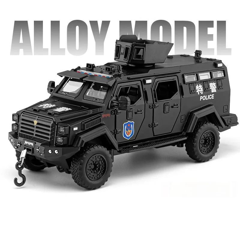 1:32 Sabertooth Models Police Cars Toys 6 Doors Opened Off-road ...