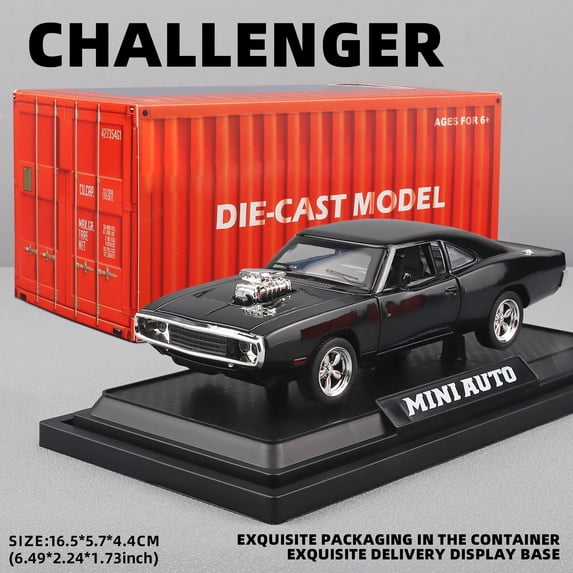 1:32 Scale CHARGER 1970 Alloy Diecast Model Car Pull Back Mini Vehicles ...