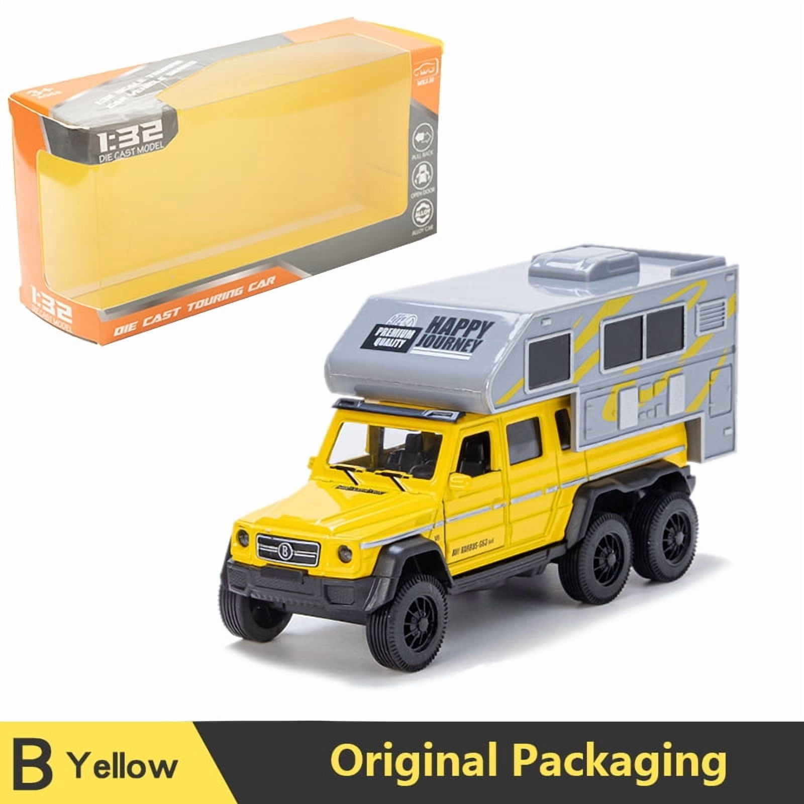 1:32 Scale Diecast RV Model, Classic Pull Back Motorhome Replica, Mini ...