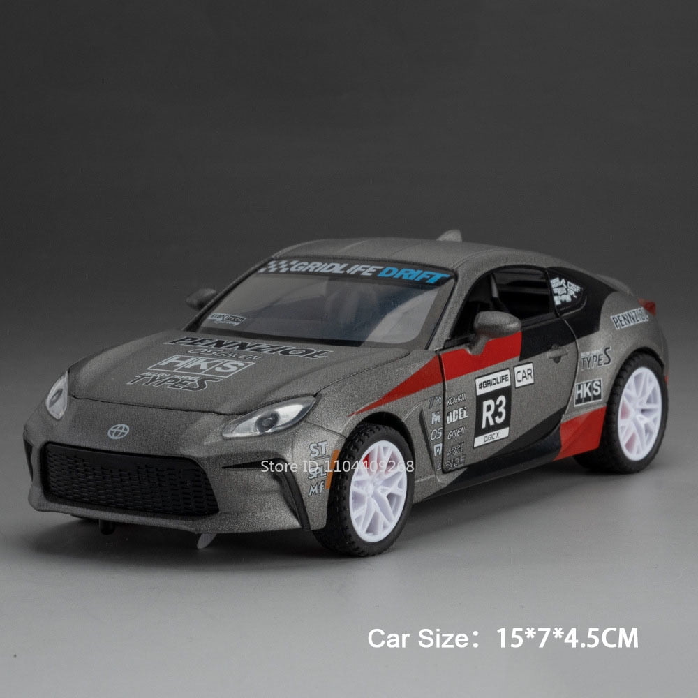 1:32 Scale GR86 AE86 Sports Car Model Toy Metal Diecast Doors Opened ...