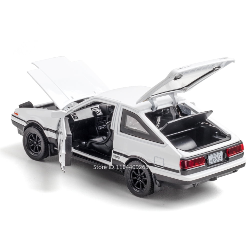 1:32 Scale GR86 AE86 Sports Car Model Toy Metal Diecast Doors Opened ...