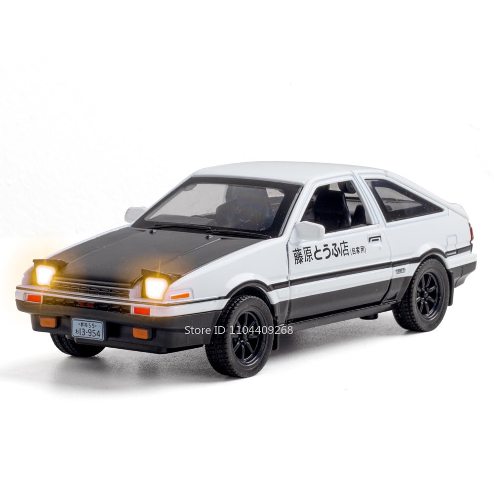 1:32 Scale GR86 AE86 Sports Car Model Toy Metal Diecast Doors Opened ...