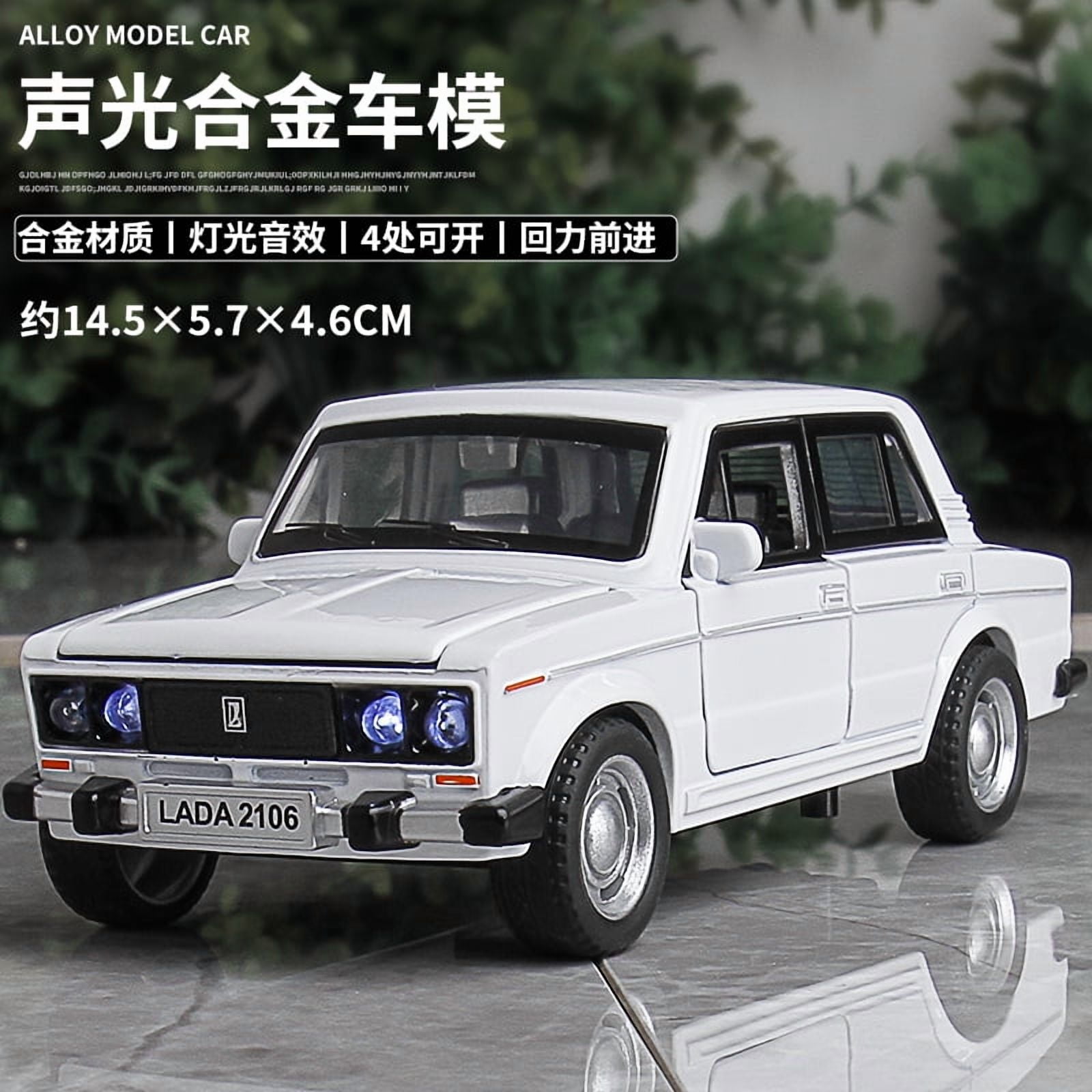 1:32 LADA 2106 Alloy Classic Car Model Diecast Metal Toy Sound and ...