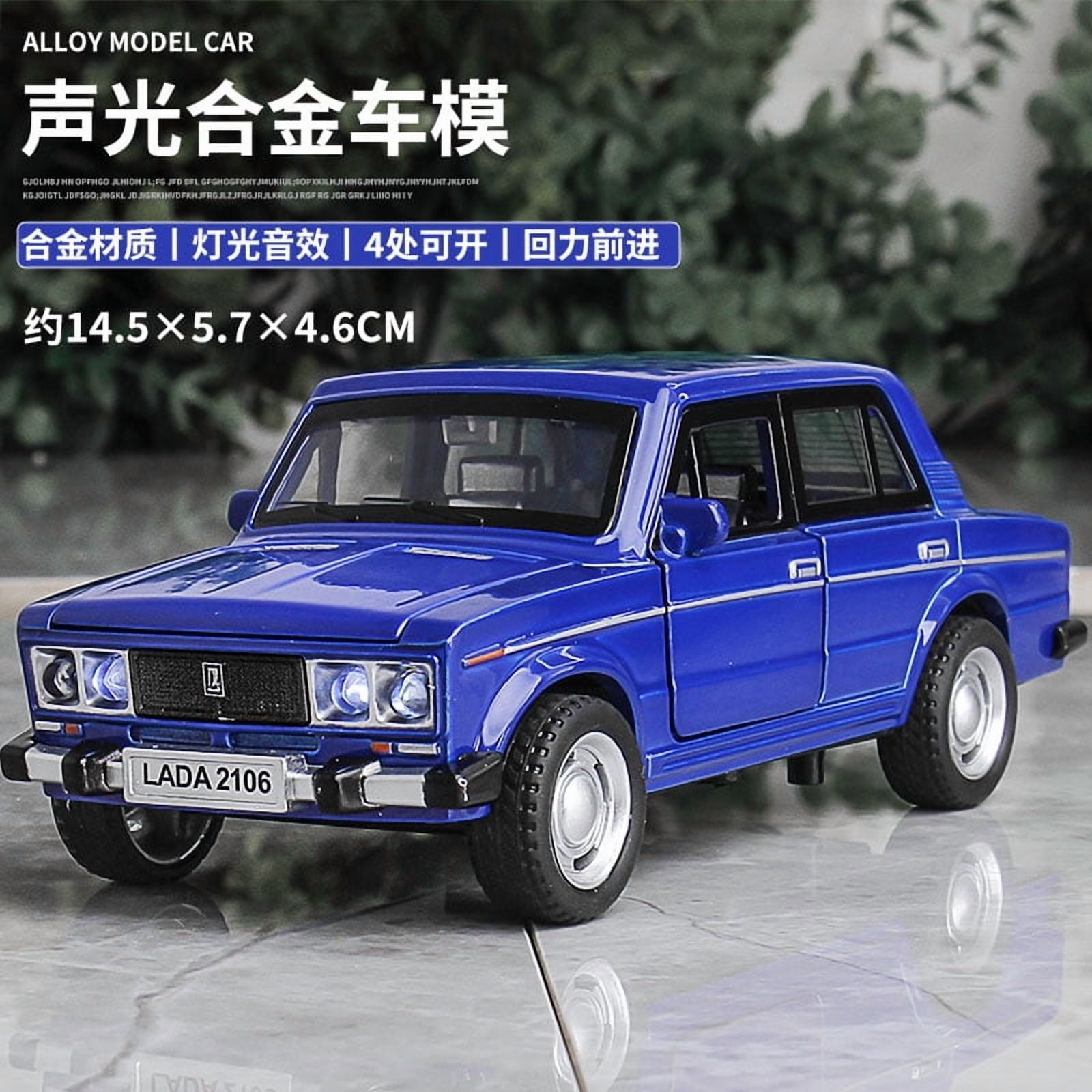 1/32 Scale LADA 2106 Alloy Classic Car Model Diecast Metal Toy Sound ...