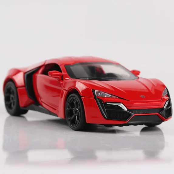 1:32 Scale Mode Toy Sports Cars Alloy Diecast Sound Light 4 Doors ...