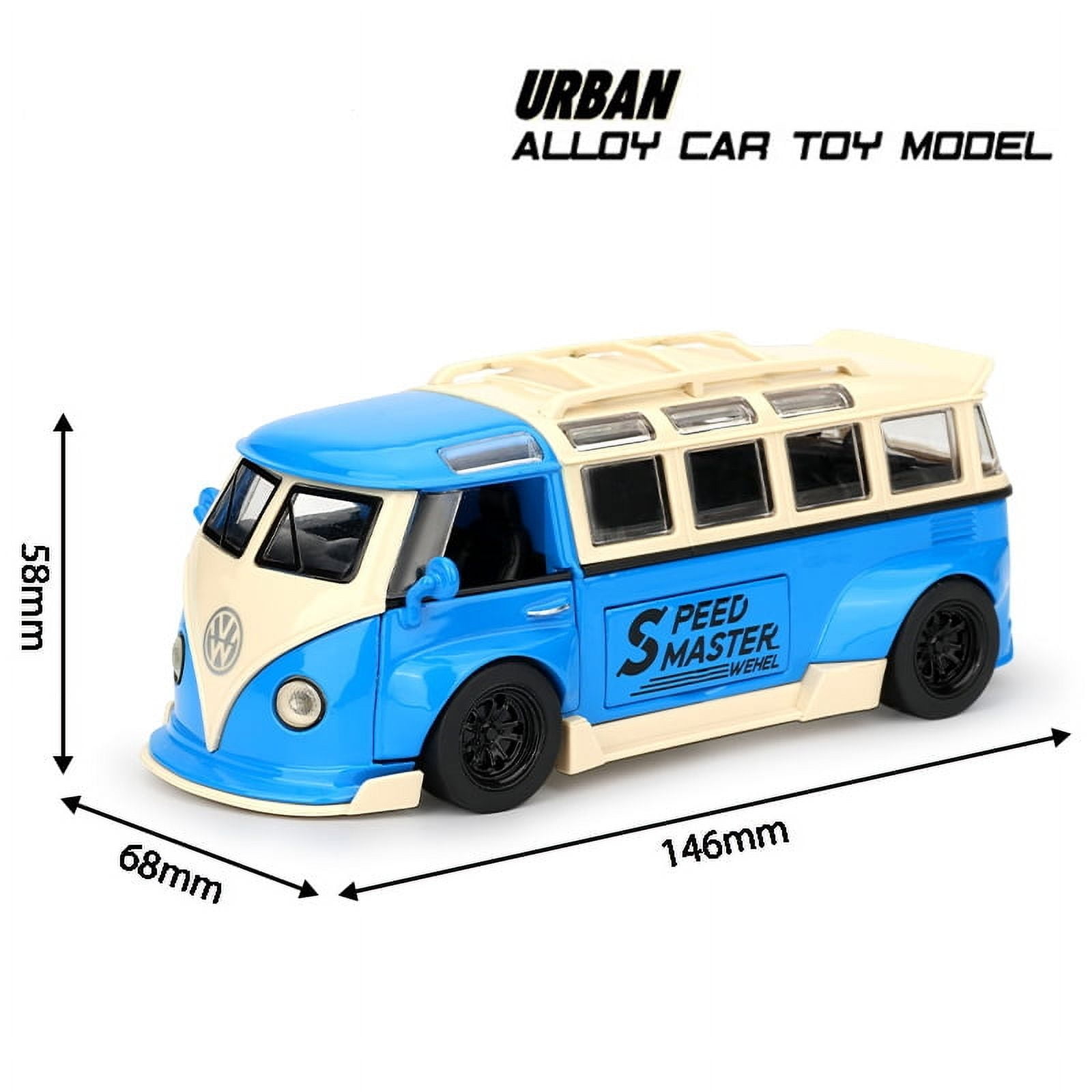 1:32 Scale Volkswagen Bus T1 Modified Metal Alloy Diecast VW Car Model ...
