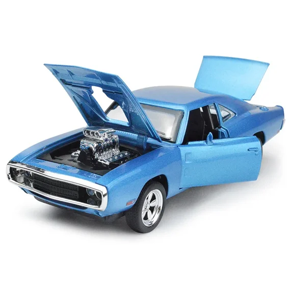 1:32 Simulation 1970 Dodge Charger Alloy Sports Car Model Sound Light ...