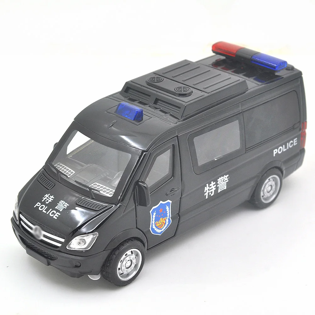 1: 32. Suitable for die-casting Mercedes Benz MPV special police car ...