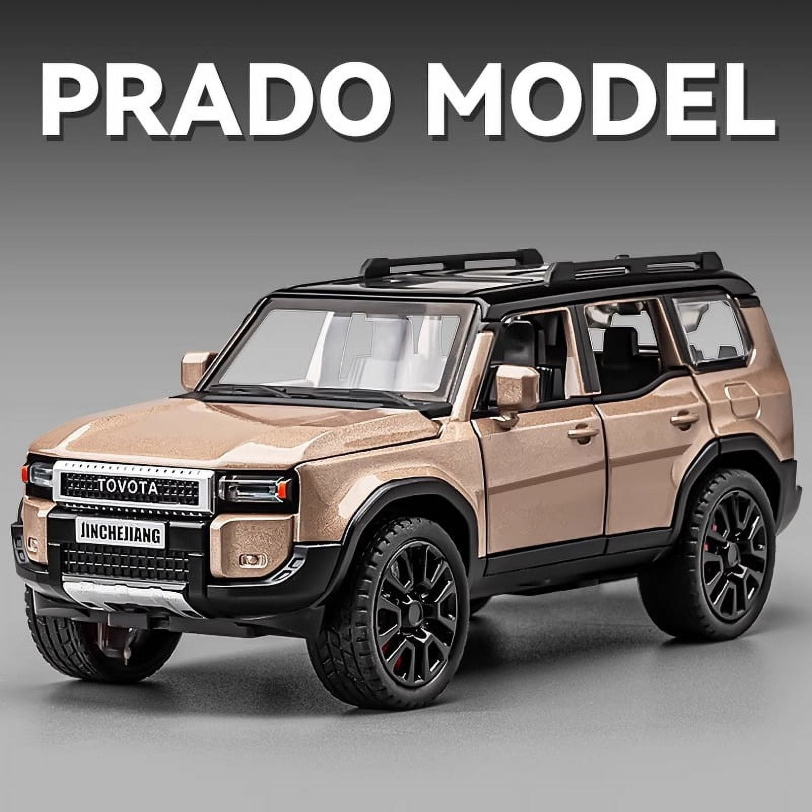 1:32 TOYOTA PRADO Land Cruiser Off Road Vehicle Metal Alloy Diecast ...