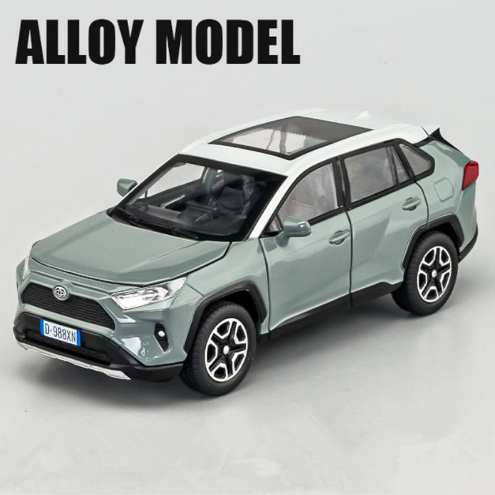 1:32 Toyotas RAV4 SUV Alloy Scale Car Model Diecast Metal Miniature Toy ...