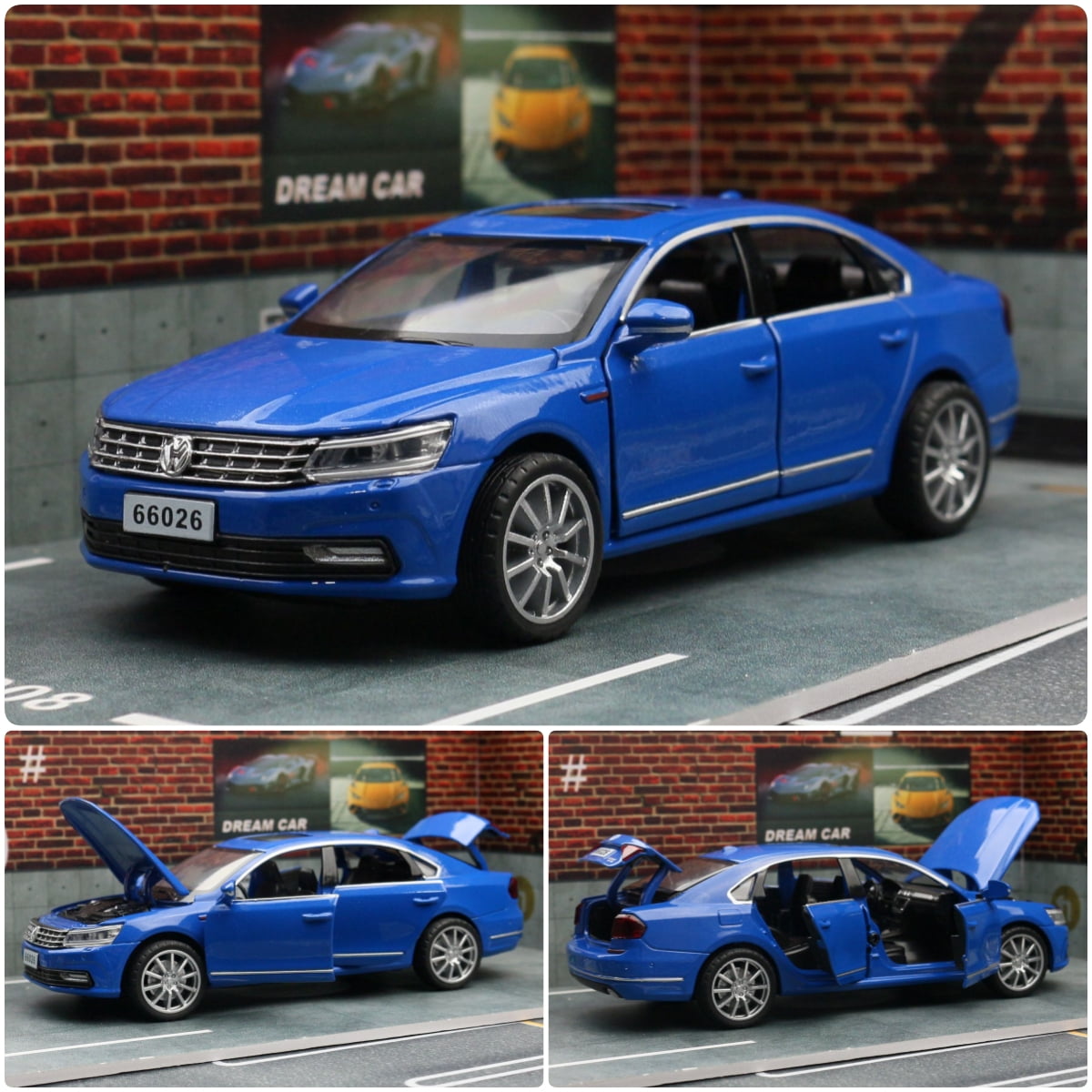 1/32 Volkswagen Passat Toy Car Model Diecast Alloy Metal Miniature ...