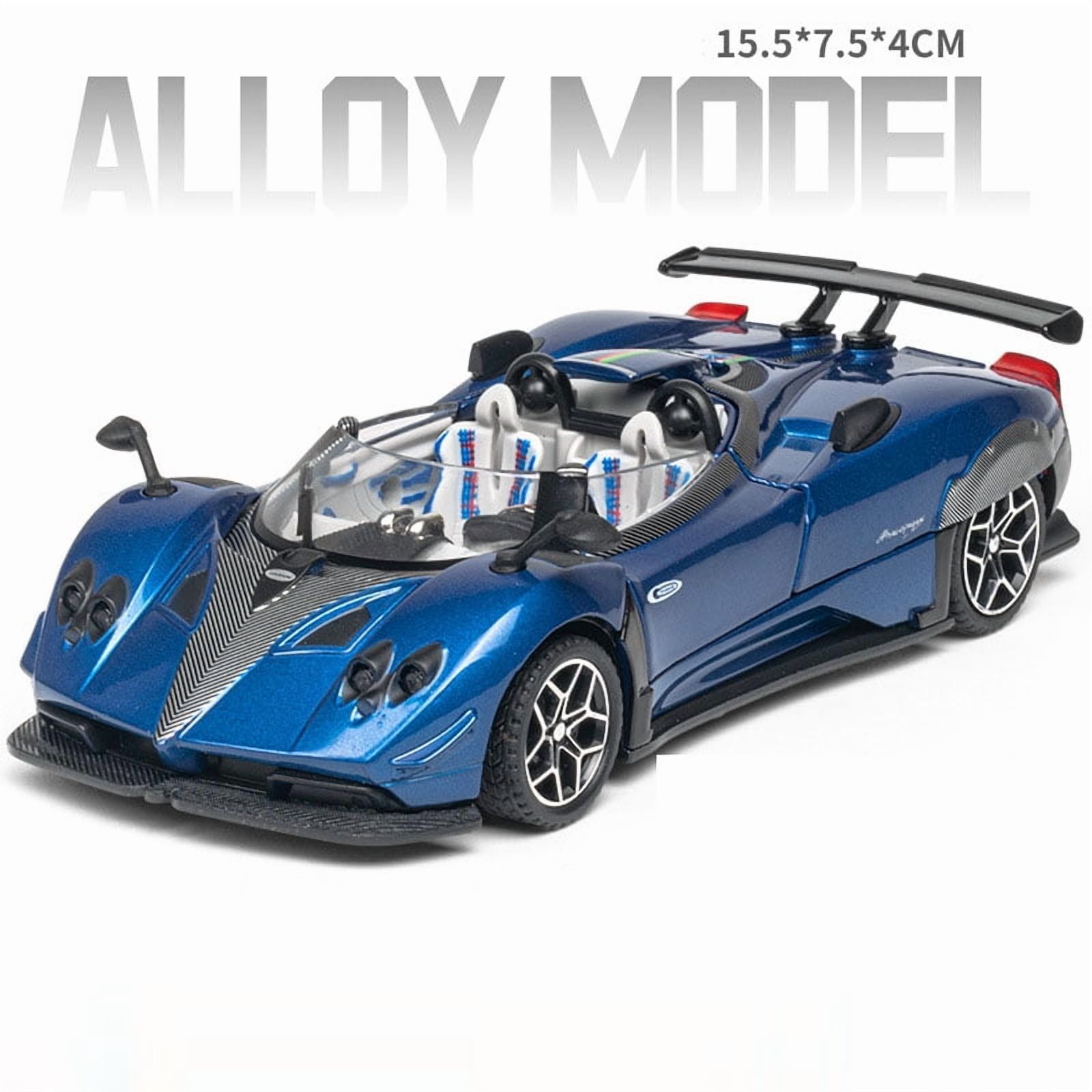 1:32 Zonda Apollo EVO Toy Car Model Sound Light Diecast Metal Doors ...