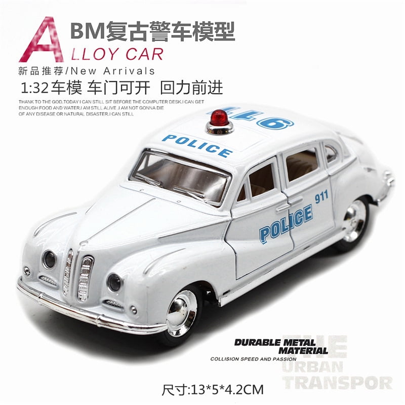 1: 32 classic vintage cars police cars fire trucks alloy models ...