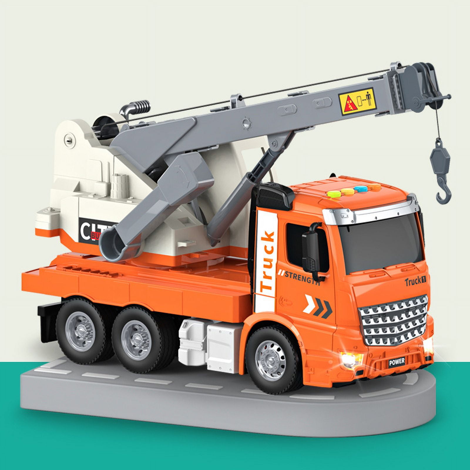 1: 32 inertia tipping bucket crane, mixing excavator, engineering ...