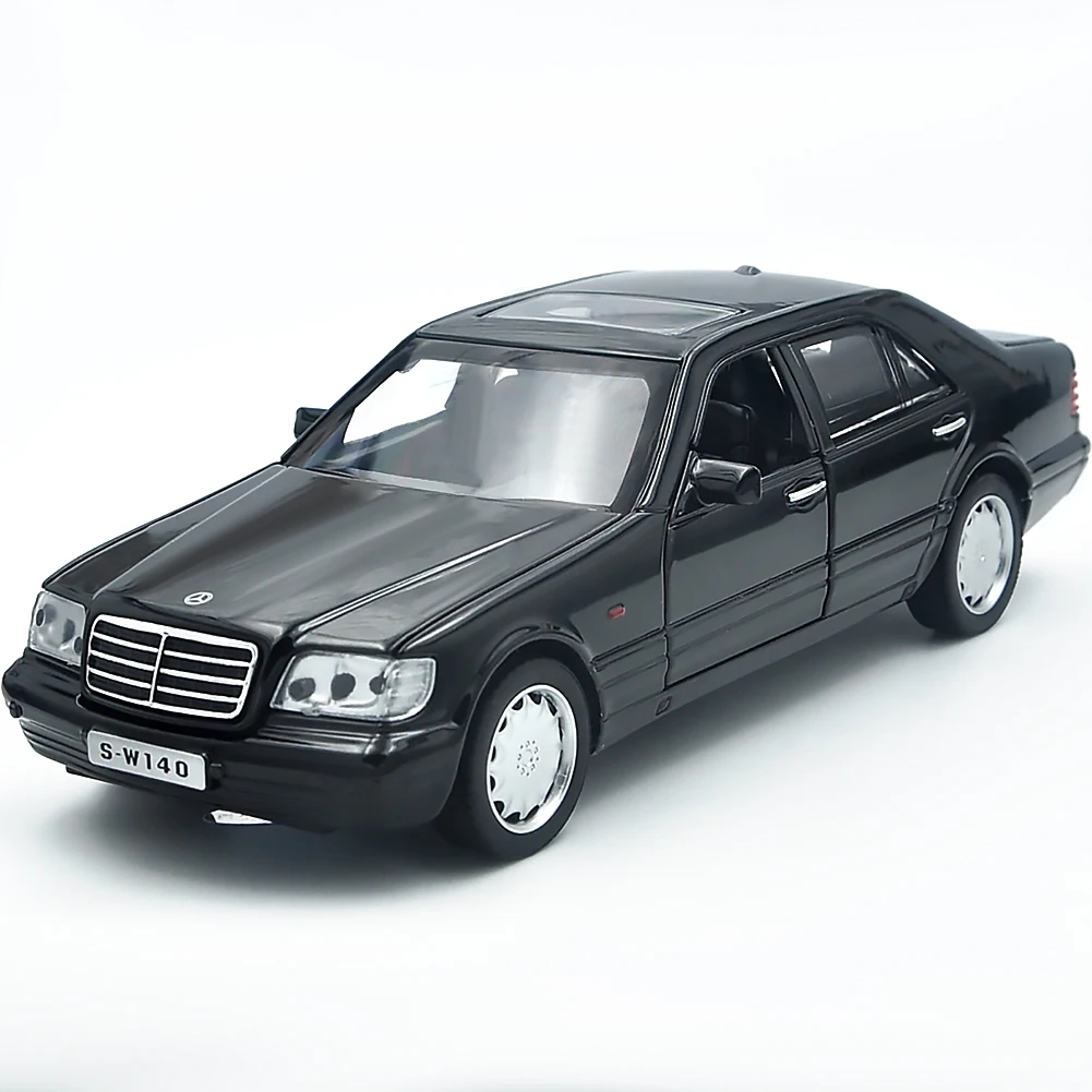 The 1:32 scale is suitable for Mercedes-Benz W140 alloy die-cast car ...