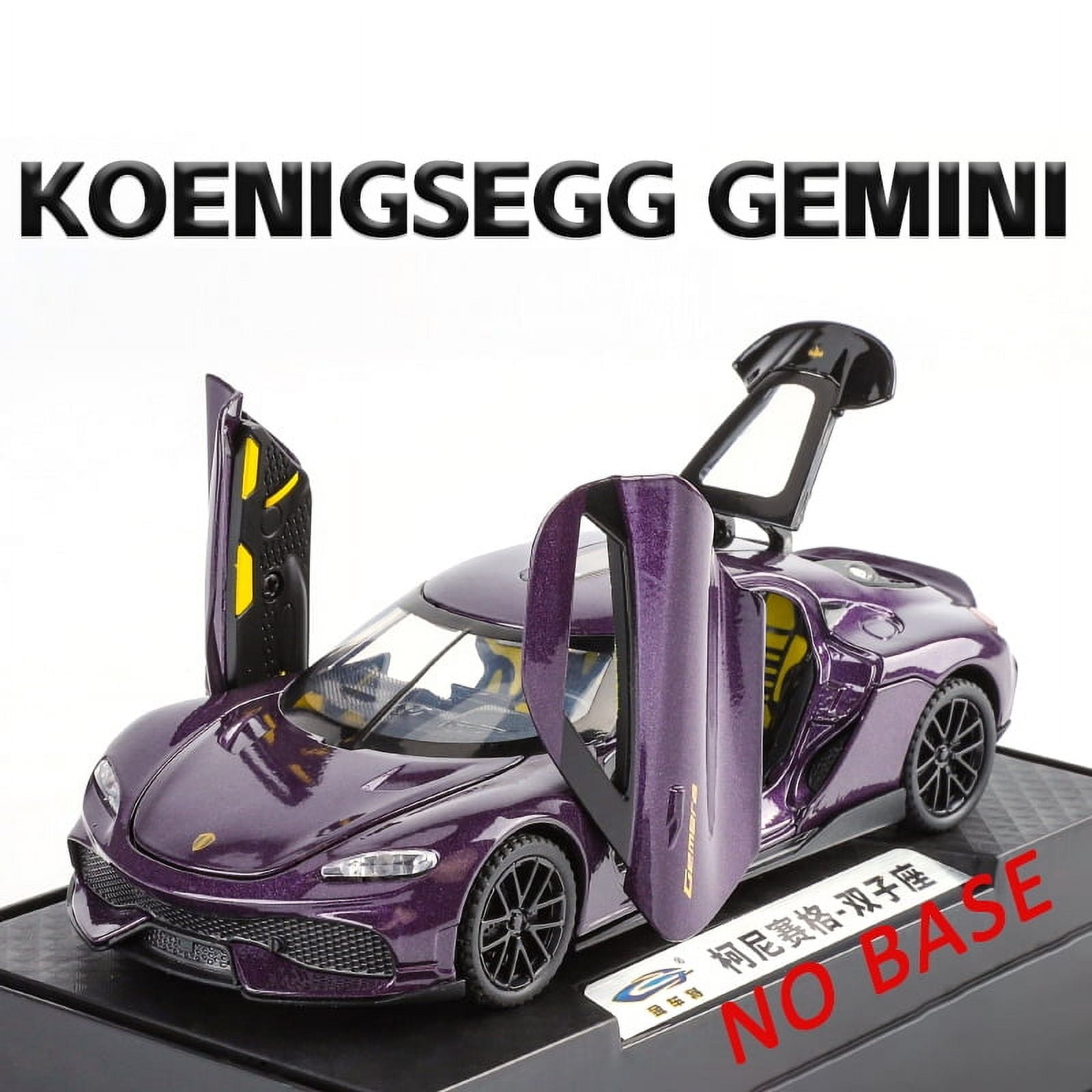1/32 simulated KNSG Gemini Supercar Miniature Diecast Mode Alloy Luxury ...