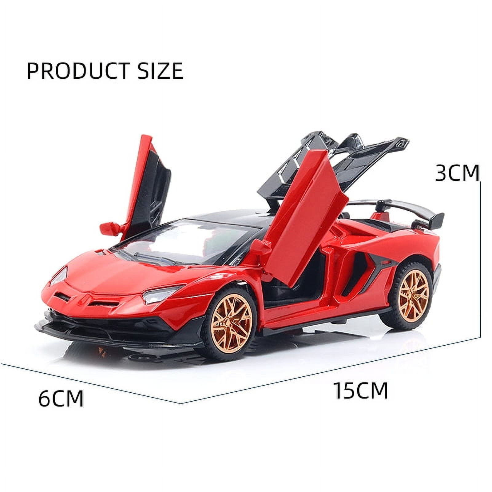 1: 32 simulation alloy car model, sports car, metal toy car, decorative ...