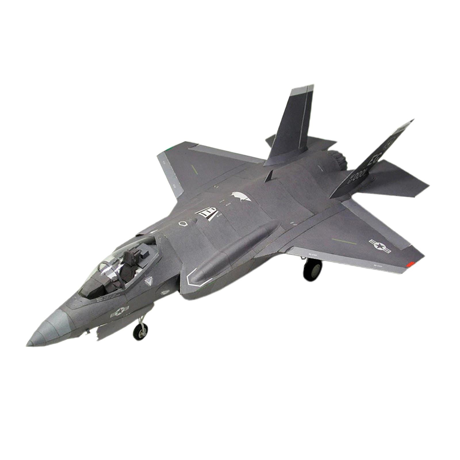 1:33 Scale 3D Paper Fighter Model Plane Model Gift for Kids Adults ...