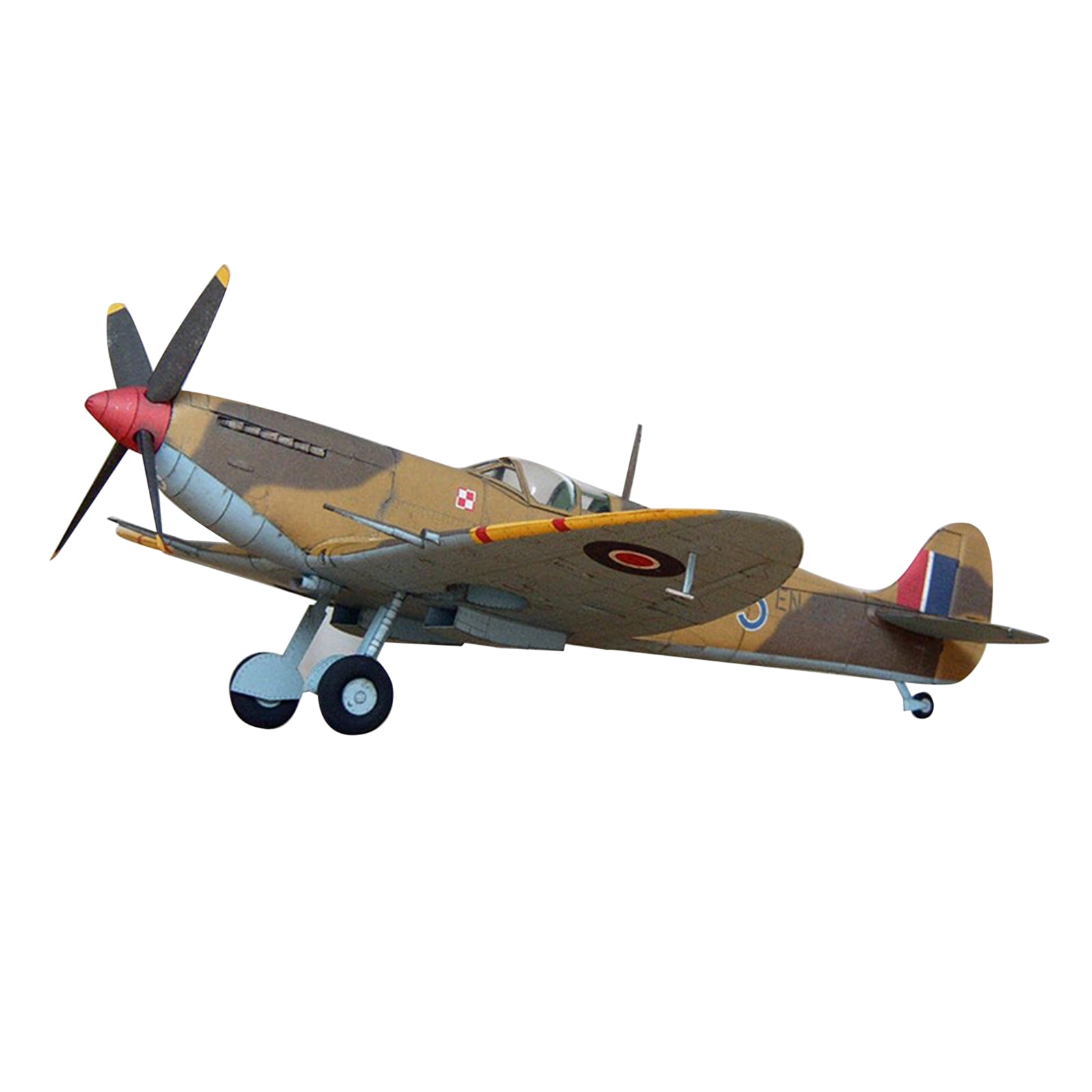 1:33 Scale Supermarine Spitfire Fighter Model Kit Unassembled Paper Kit ...