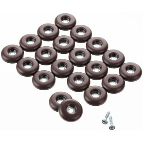 1" Screw on Furniture Sliders- Heavy Duty PTFE (Teflon) Chair Leg ...