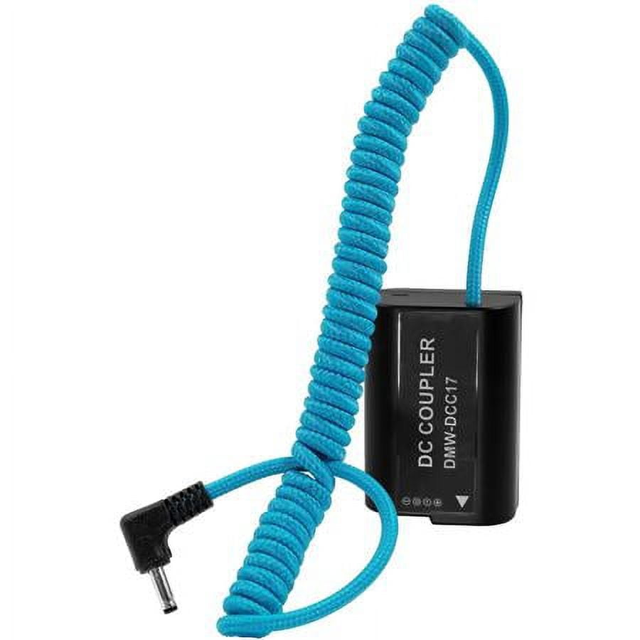 1.35/3.5mm DC to DMW-BLK22 Coiled Dummy Battery Cable for LUMIX GH5/GH6 ...
