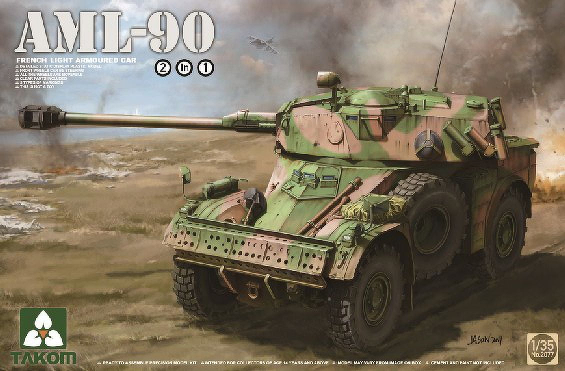 1/35 French AML90 Light Armored Car (2 in 1) - Walmart.com