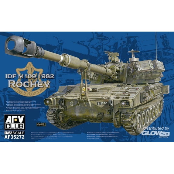 1:35 Scale IDF M109 1982 Rochev Tank Military Vehicle Model Kit ...