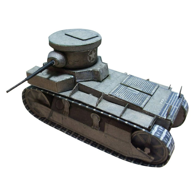 1:35 U.S. T1 Coningham Light Tank 3D Paper Model Military Armored ...