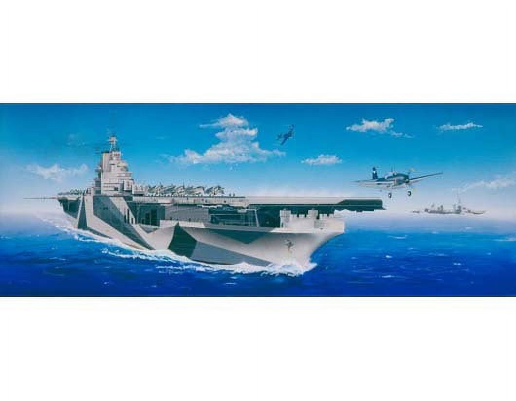 USS Ticonderoga CV14 Aircraft Carrier Model Kit - Walmart.com