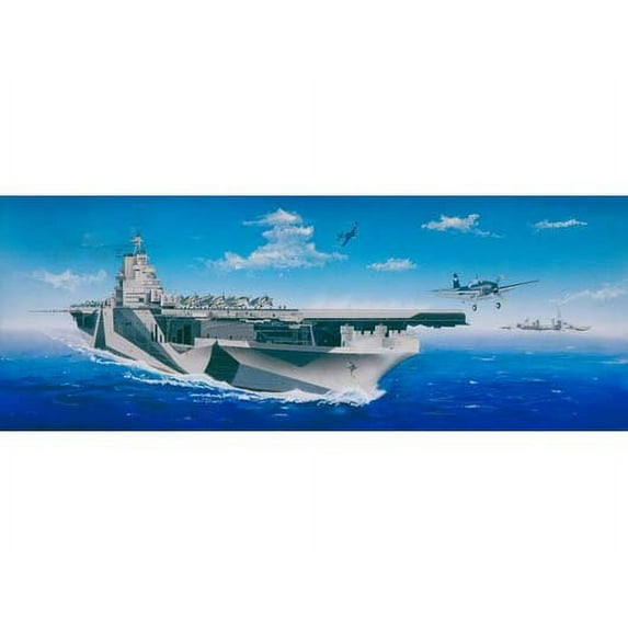 USS Ticonderoga CV14 Aircraft Carrier Model Kit - Walmart.com