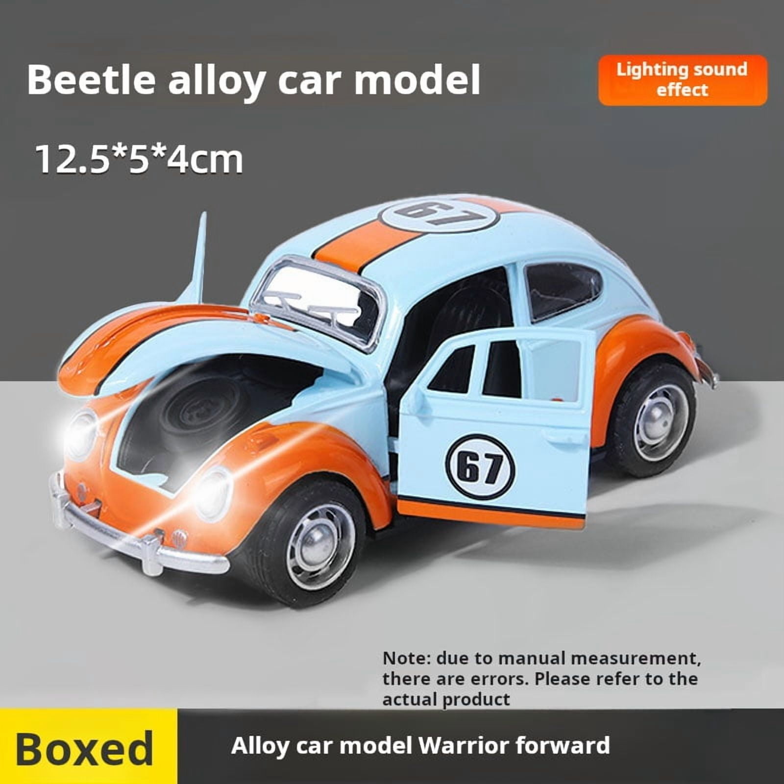 1:36 Alloy Classic Car Model Sound and Light Childrens Toy Car ...