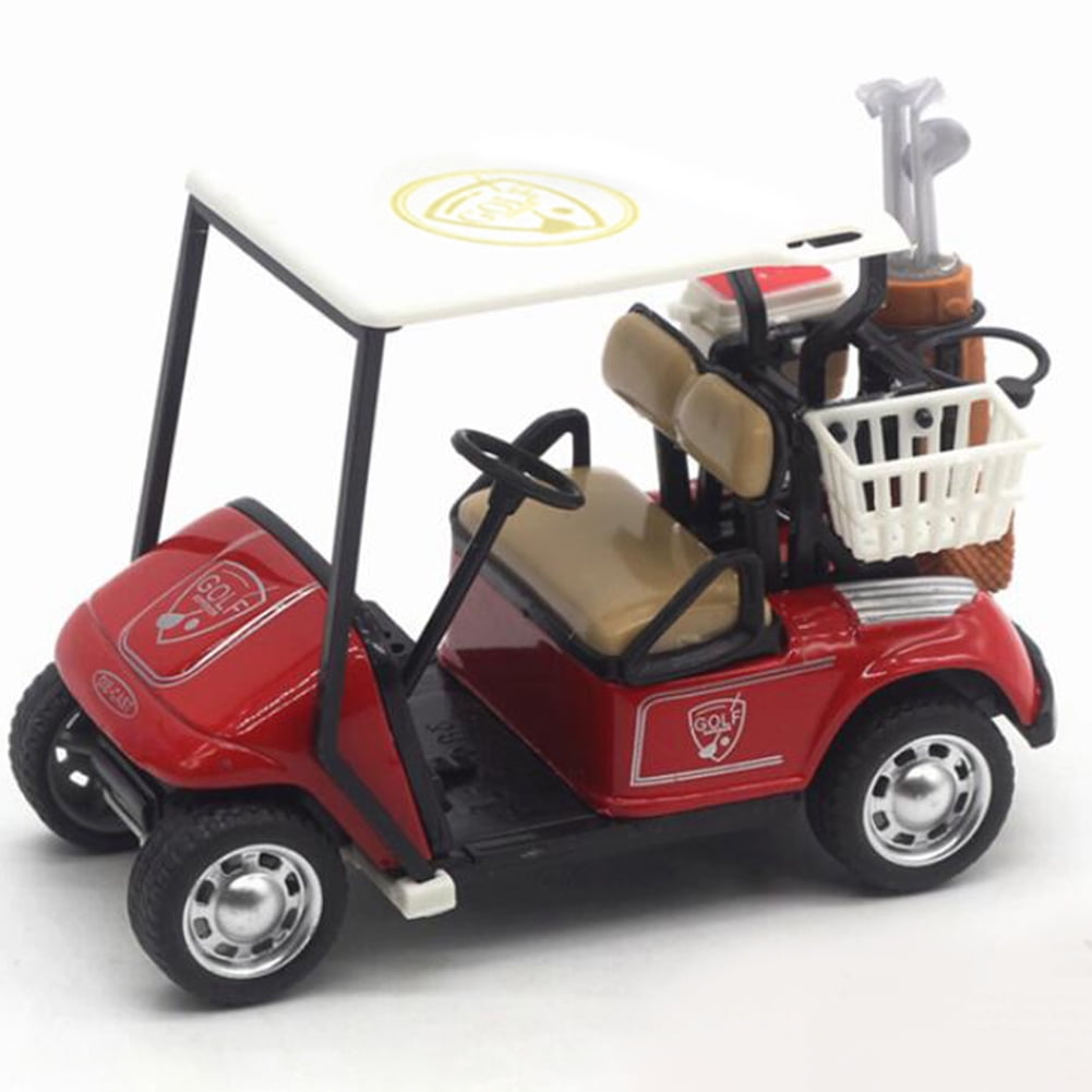 1:36 Alloy Golf Cart Model Toy Alloy Return Force Car Model Decoration ...
