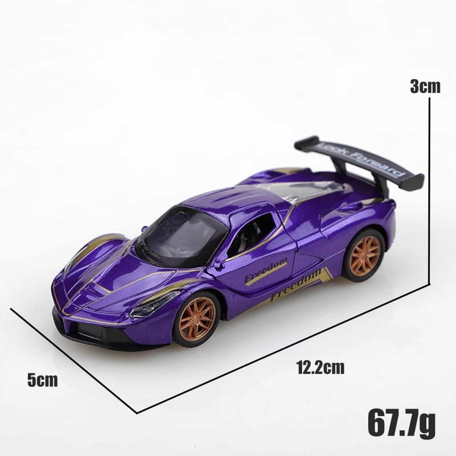 1.36 Alloy SF Track Style Pullback Car, Simulation Supercar Pullback ...