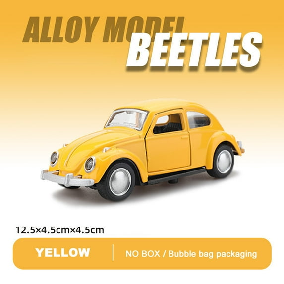 1:36 Alloy Vintage Diecast Car Model BEETLES Classic Pull Back Car ...