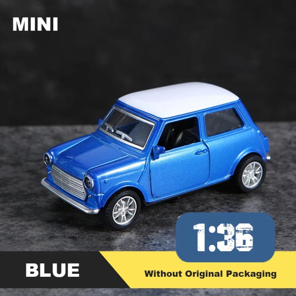 1:36 Alloy Vintage Diecast Car Model FIAT MINI Classic Pull Back Car ...