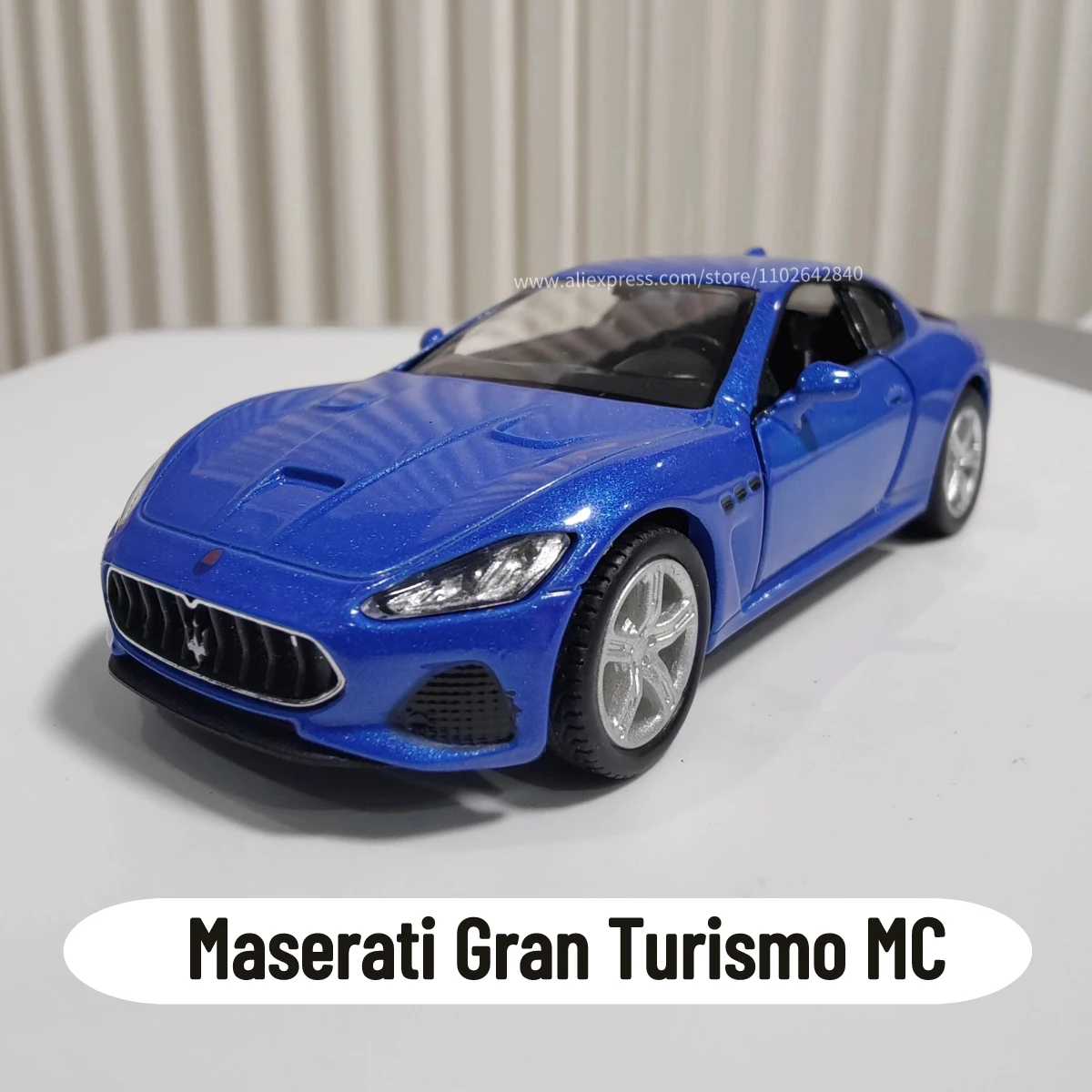1:36 Car Model Replica Maserati Gran Turismo MC Scale Metal Diecast Miniature Art Vehicle ...