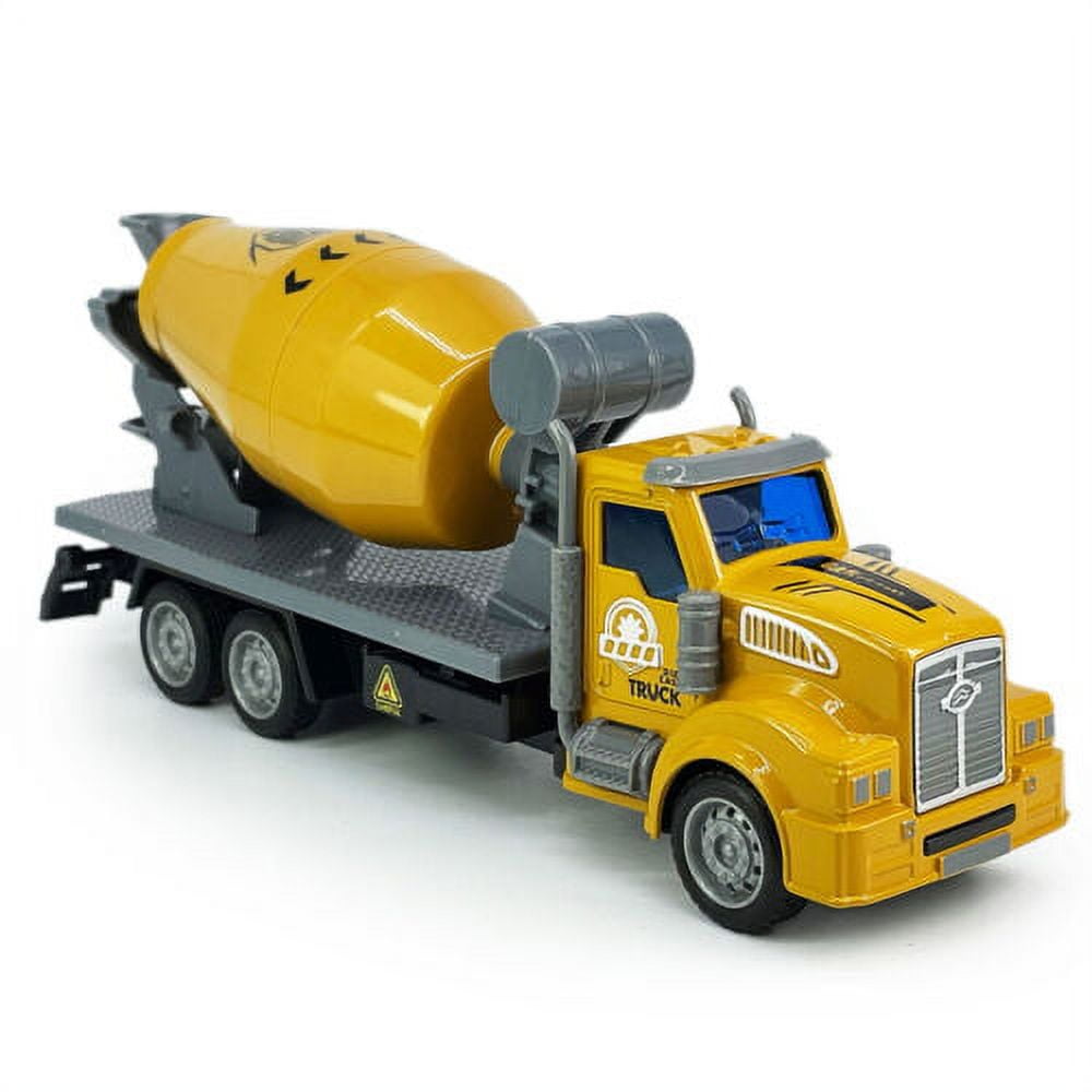 1/36 Concrete Mixer Truck Toy Construction Vehicle Model Diecast Kids ...