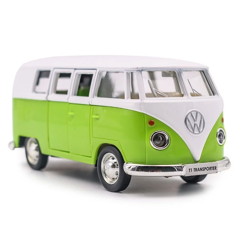 1/36 Diecasts Volkswagen Miniature Cars VW T1 Bus Toys Alloy Diecasts ...